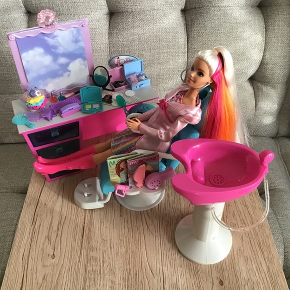Barbie | Toys | Barbie Doll And Salon | Poshmark